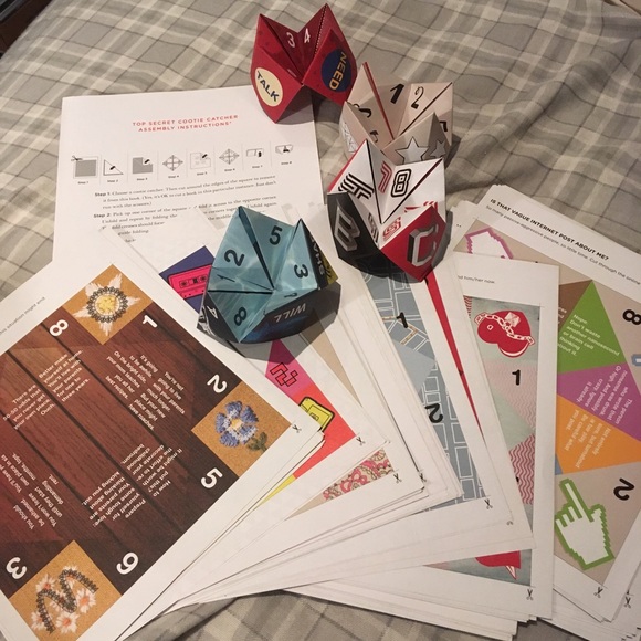 Office | Craft Paper Cootie Catcher Kit | Poshmark